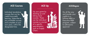 Agile Continuous Education: Flexible, Modular Stackable Learning